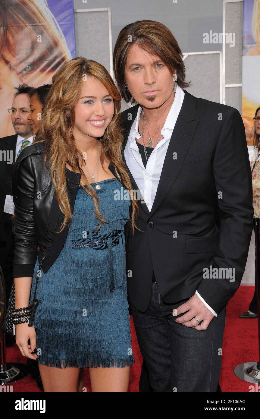 Miley Cyrus and Billy Ray Cyrus. 2 April, 2009, Hollywood, CA. " Hannah ...