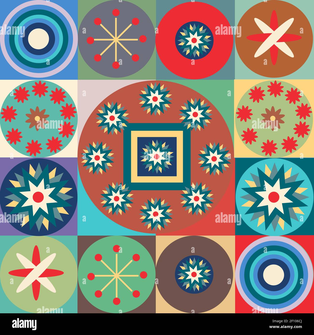 Simple Geometric Pattern Circle