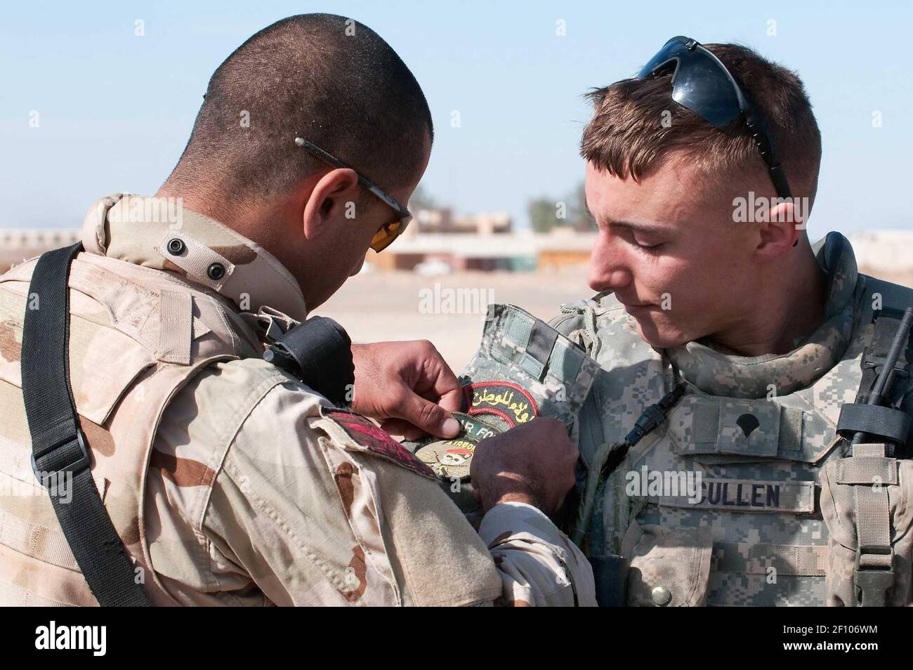 15 November 2009 - Anbar Province, Iraq - An Iraqi commando, Ahmed, and ...