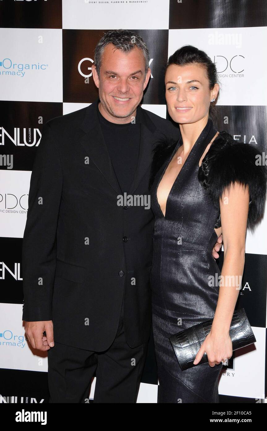 Danny Huston and Lyne Renee. 2 May, 2009, West Hollywood, CA. Genlux ...