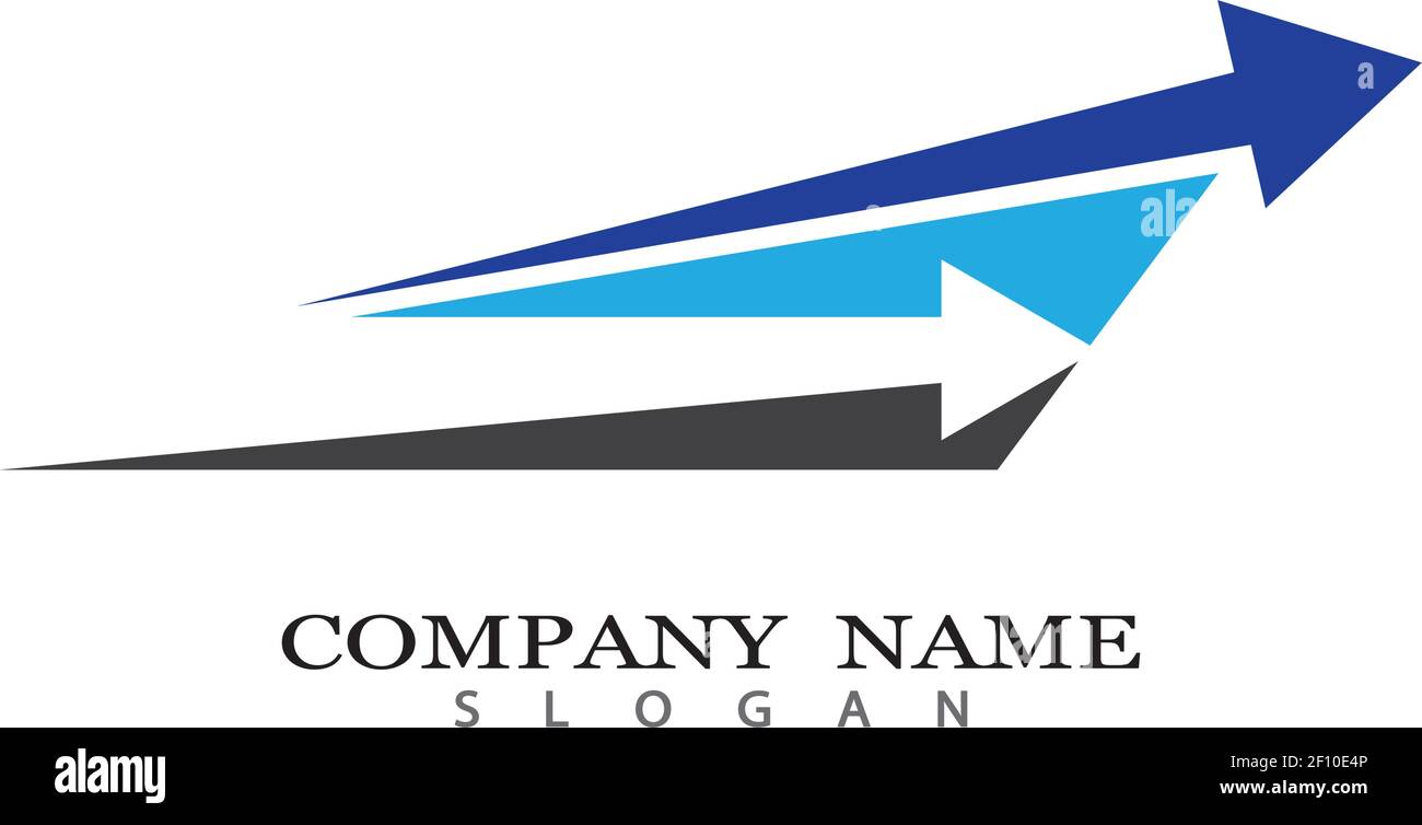 Arrows vector illustration icon Logo Template design Stock Vector Image ...