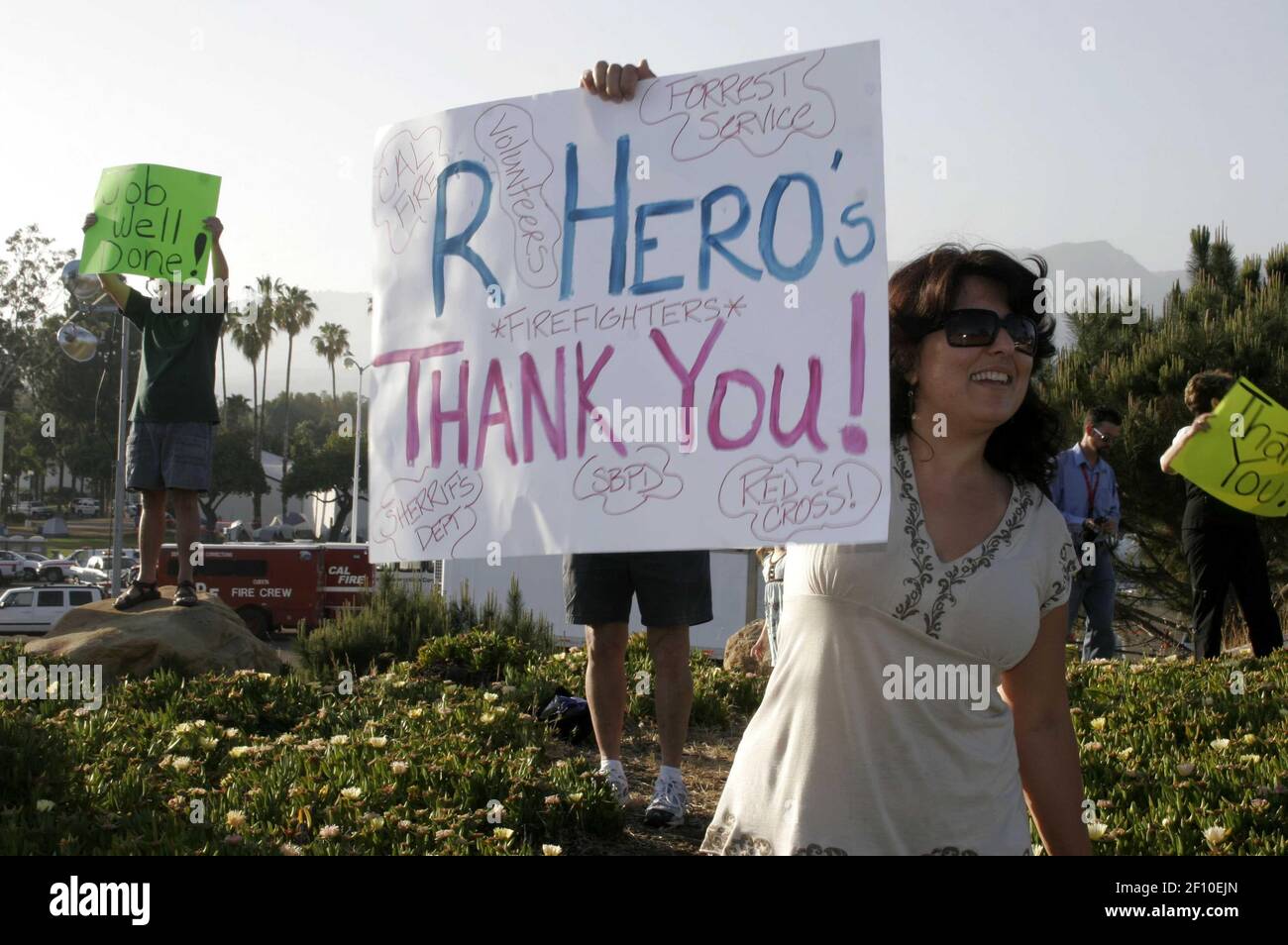 11 May 2009 - Santa Barbara, CA - Santa Barbarans, say thank you to ...