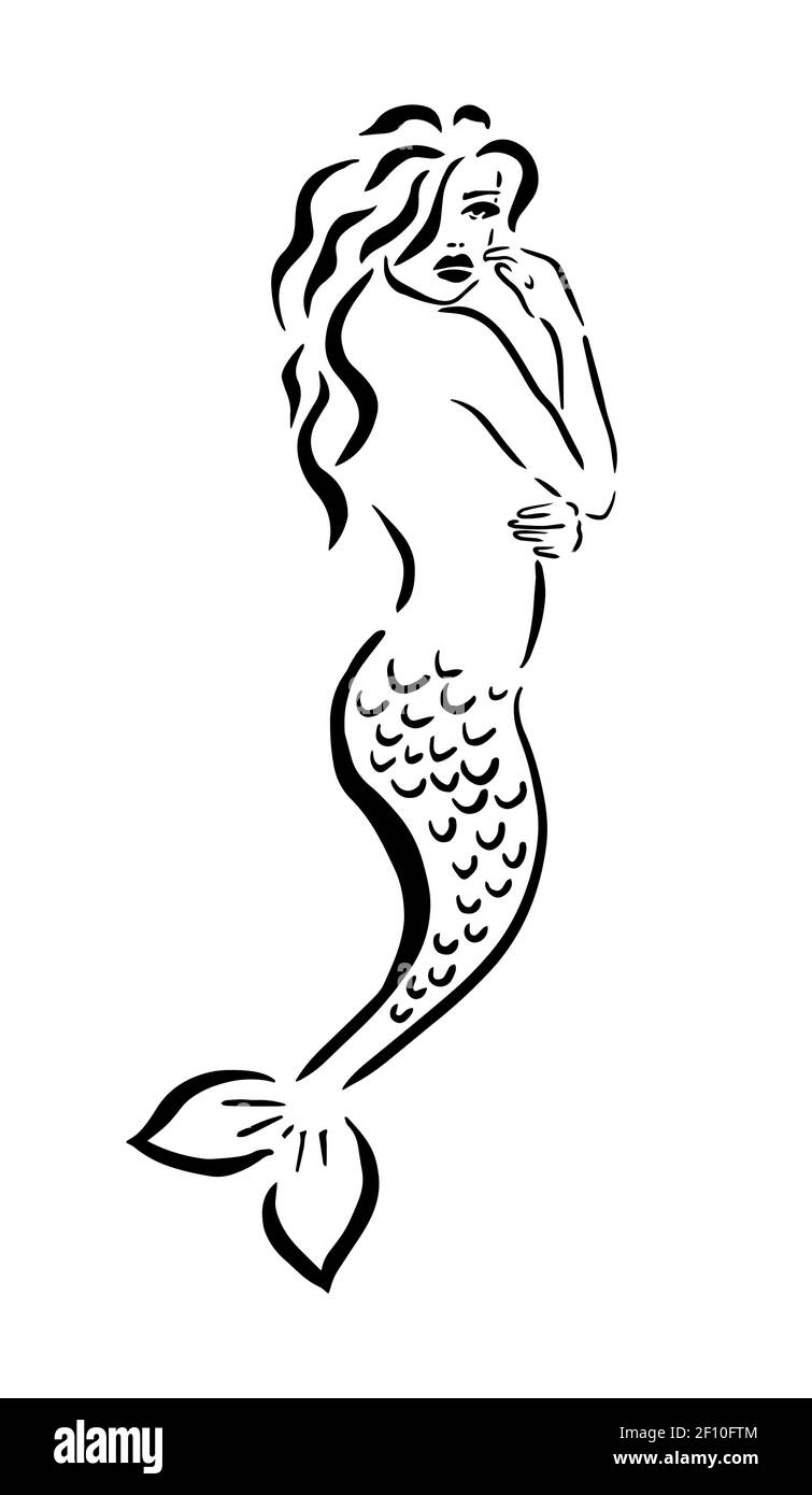 Undine illustration Cut Out Stock Images & Pictures - Alamy