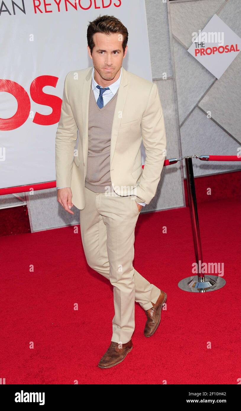 Ryan Reynolds. 1 June 2009, Hollywood, CA. The Proposal Premiere held ...