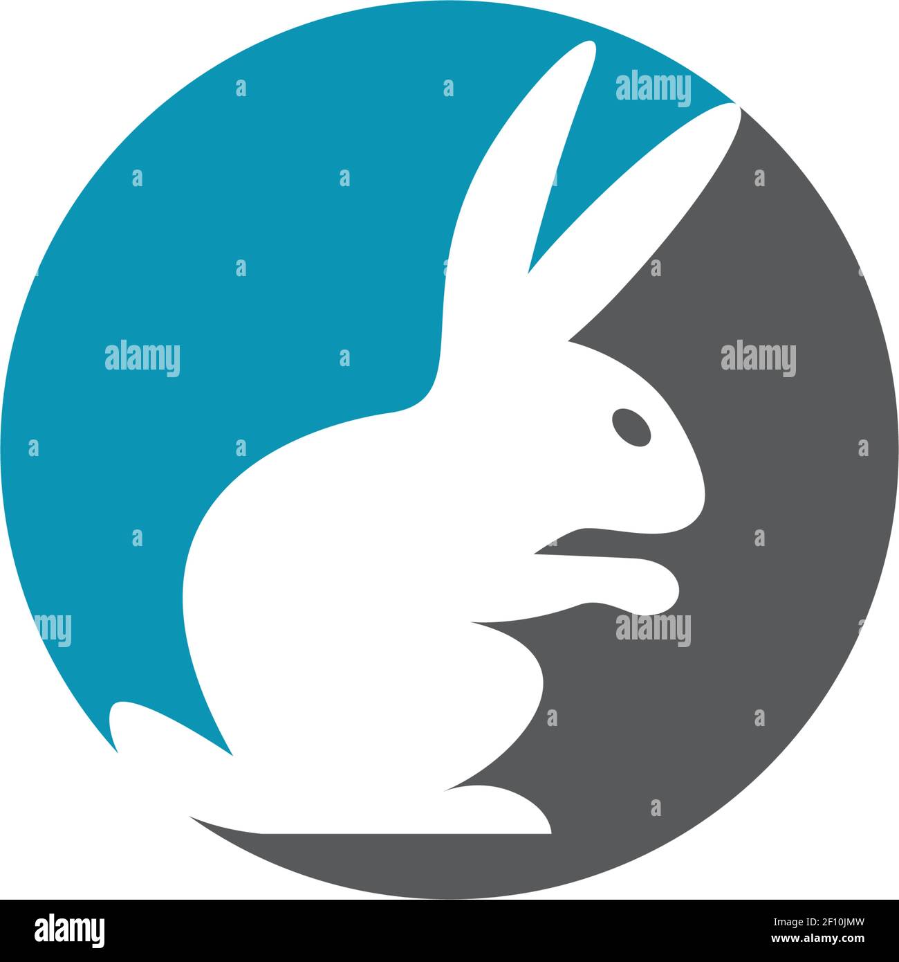 Rabbit Logo template vector icon illustration design Stock Vector Image ...