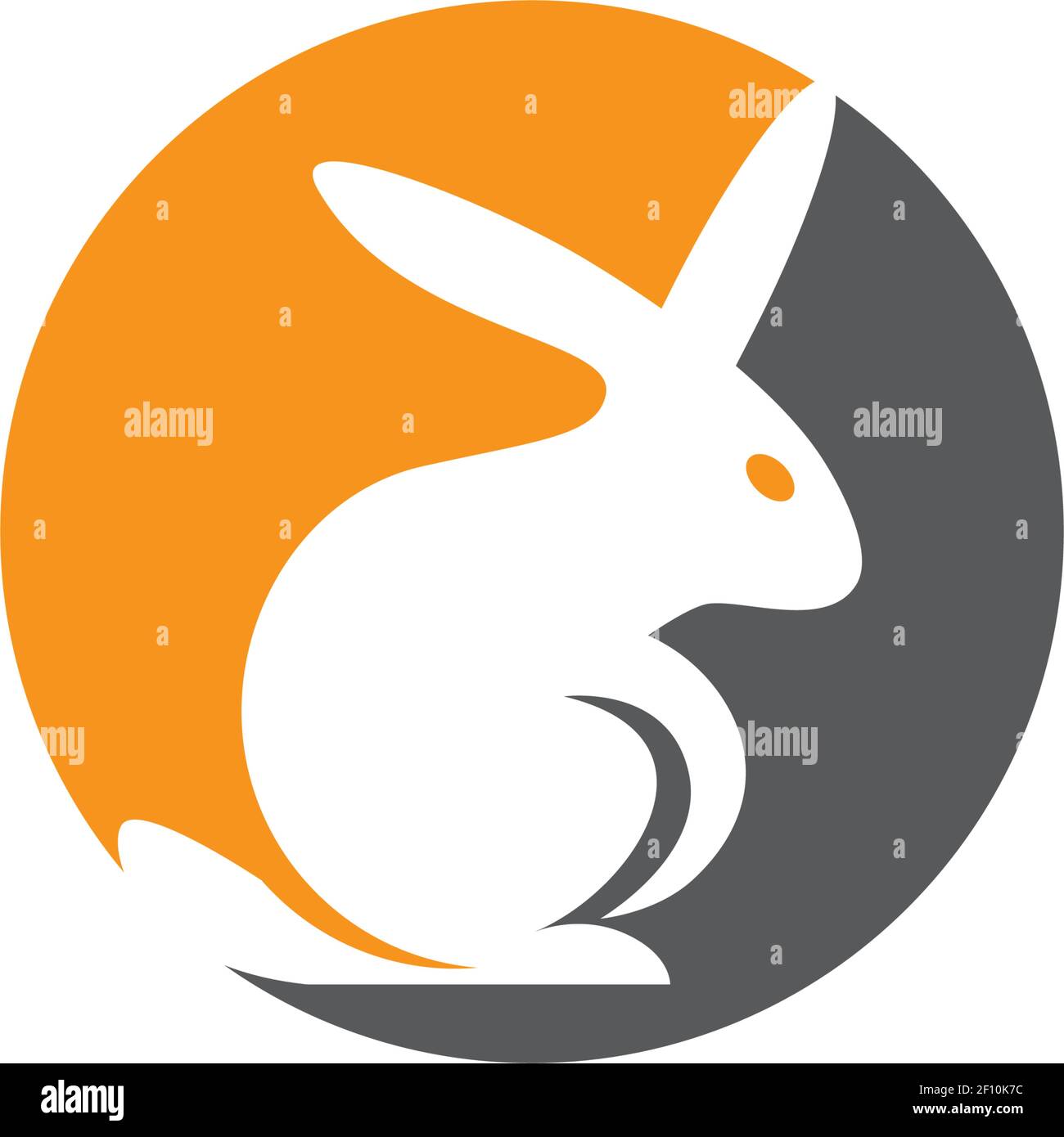Rabbit Logo template vector icon illustration design Stock Vector Image ...