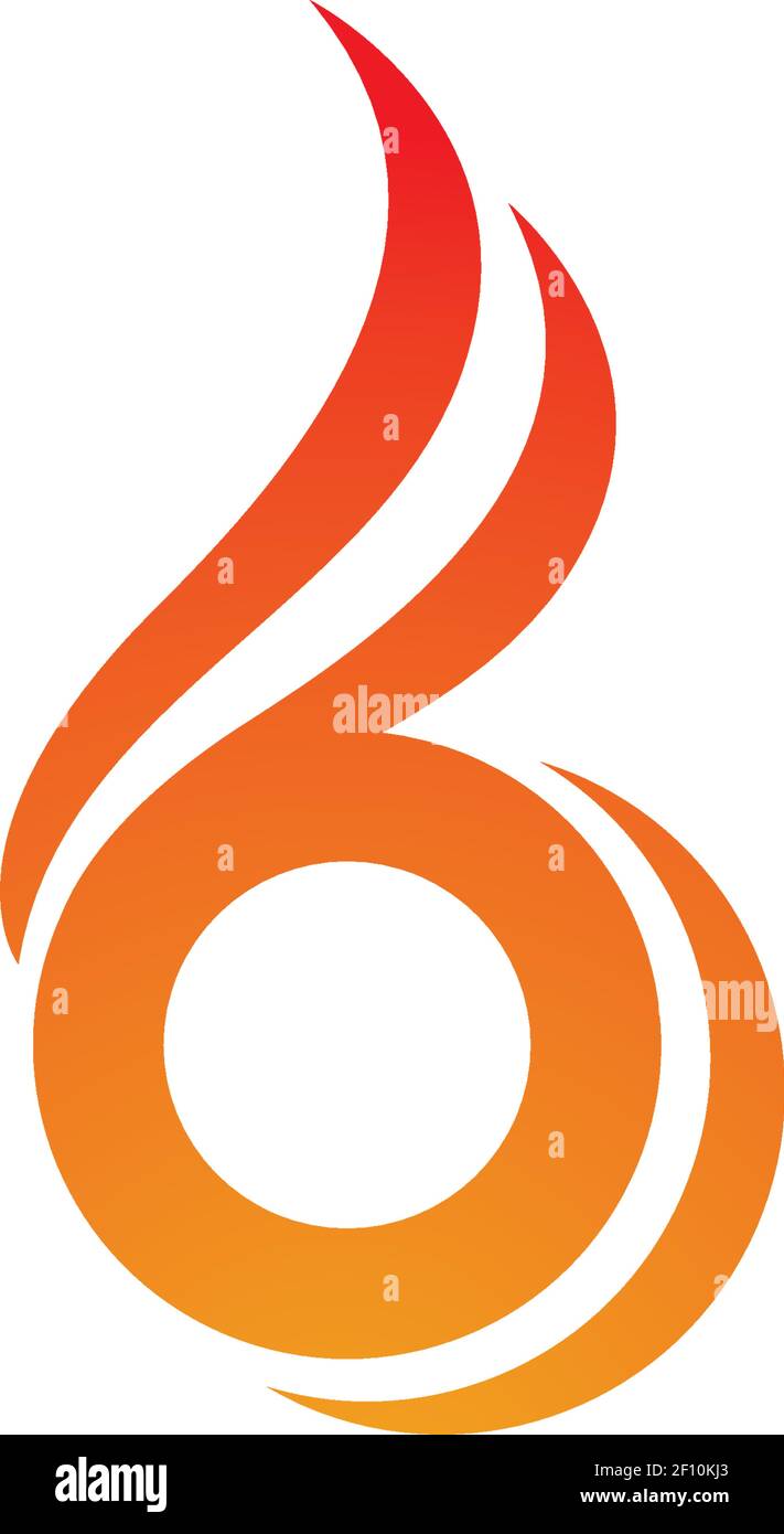 Fire flame Logo Template vector icon Oil, gas and energy logo concept ...