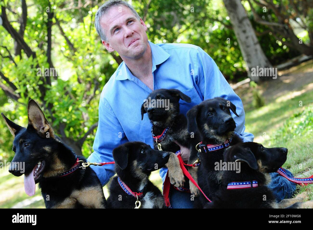 James Symington with Trakr's clone, Trust, 6 month old, Solace, born on ...