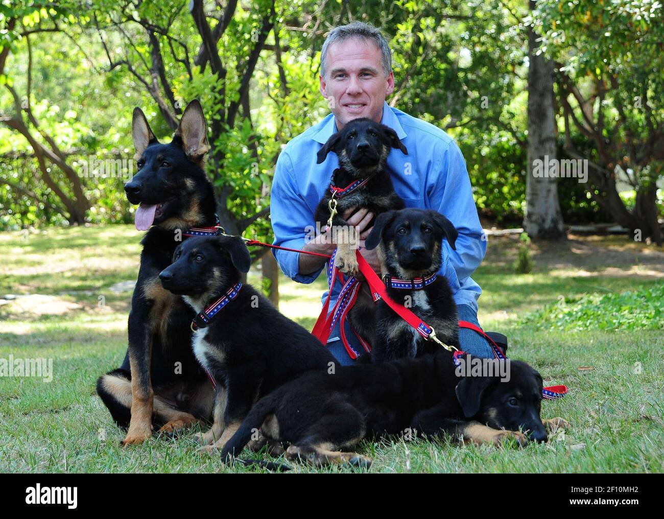 James Symington with Trakr's clone, Trust, 6 month old, Solace, born on ...