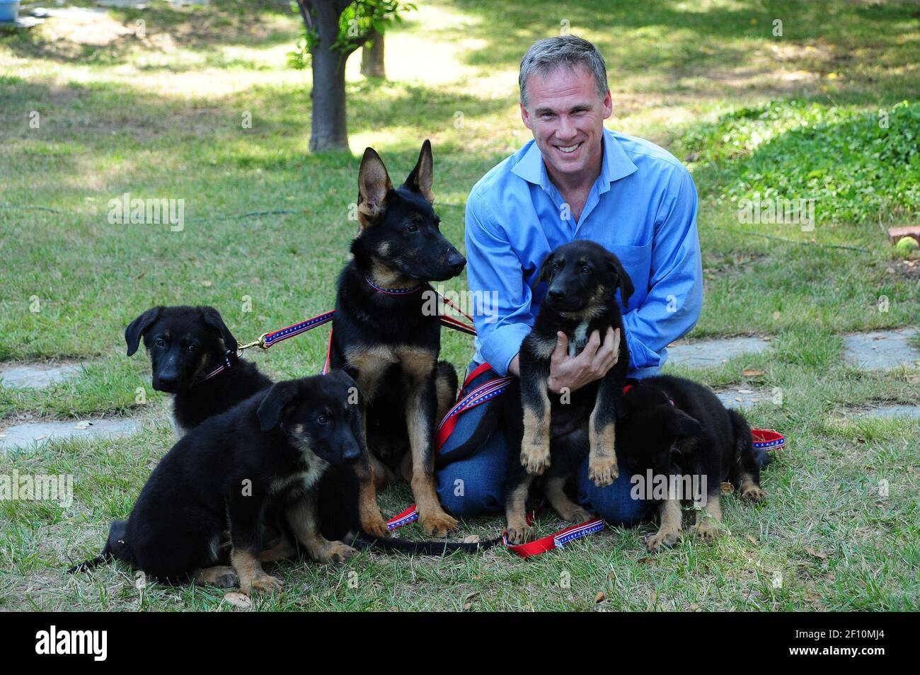 James Symington with Trakr's clone, Trust, 6 month old, Solace, born on ...
