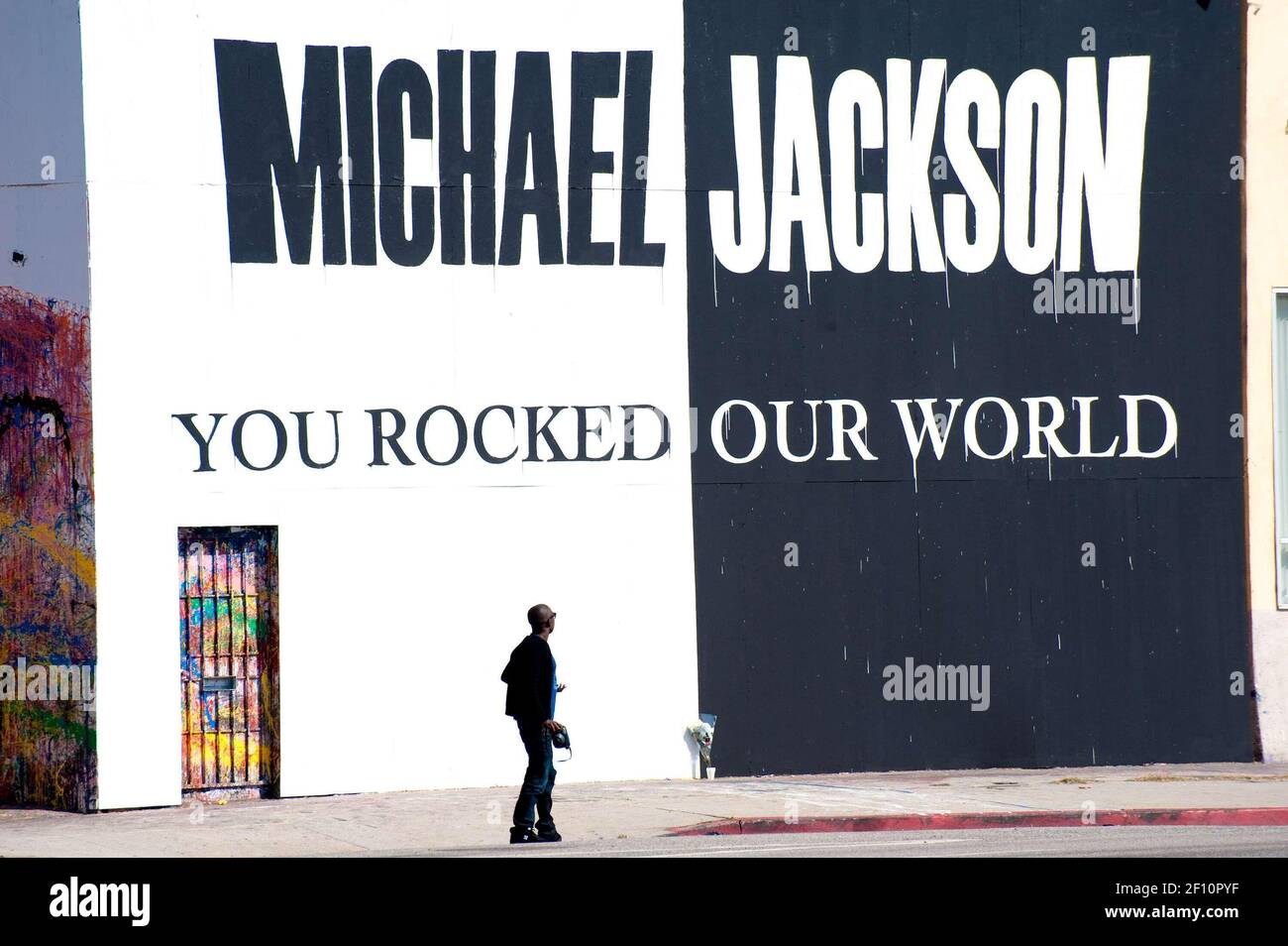 28 June 2009, Los Angeles, CA. Michael Jackson's Murales. Photo Credit ...