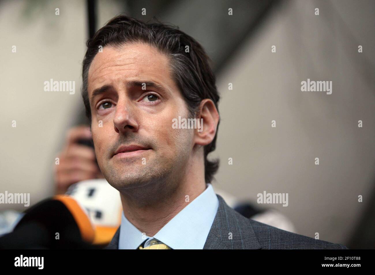 03 August 2009- Los Angeles, California- Debbie Rowe's attorney Eric ...