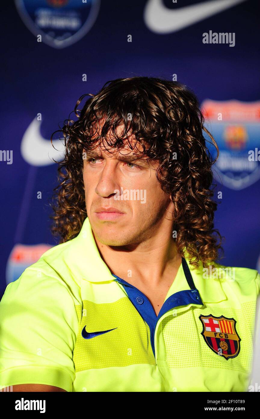 FC Barcelona Captain, defender Carles Puyol. 30 July 2009, Los Angeles ...