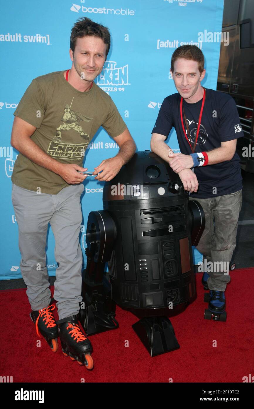 01 August 2009- Northridge, California- Actors Matthew Senreich and ...