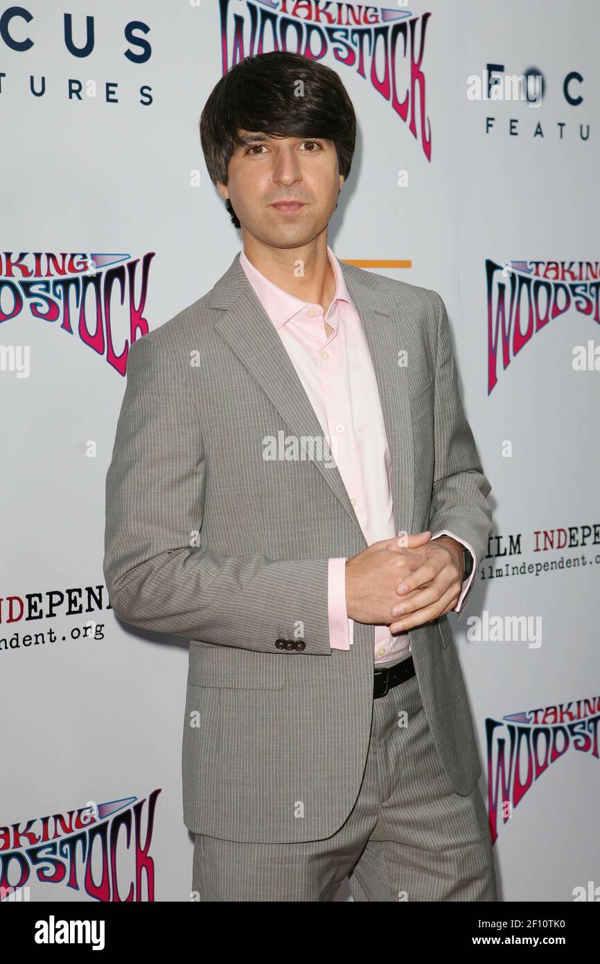 04 August 2009- Hollywood, California- Actor Demetri Martin arrives at ...