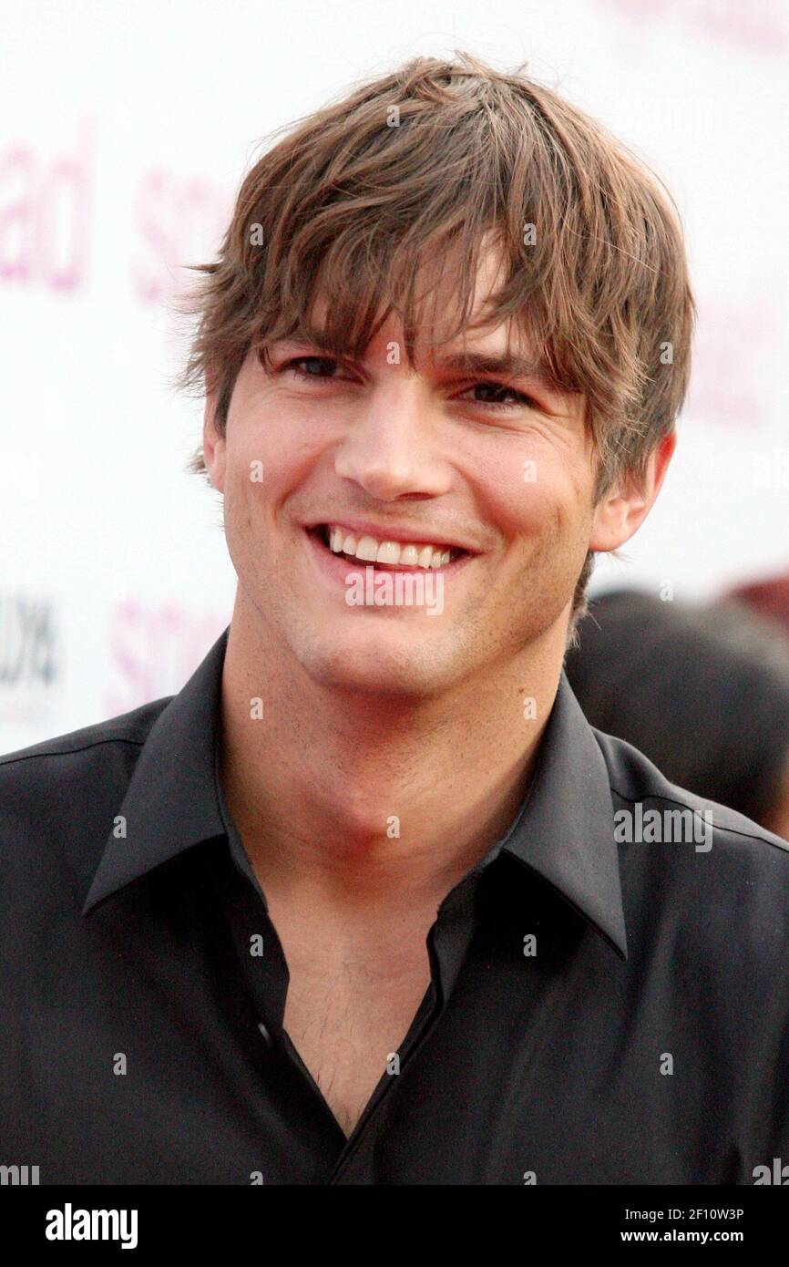 03 August 2009- Hollywood, California- Actor Ashton Kutcher arrives at ...