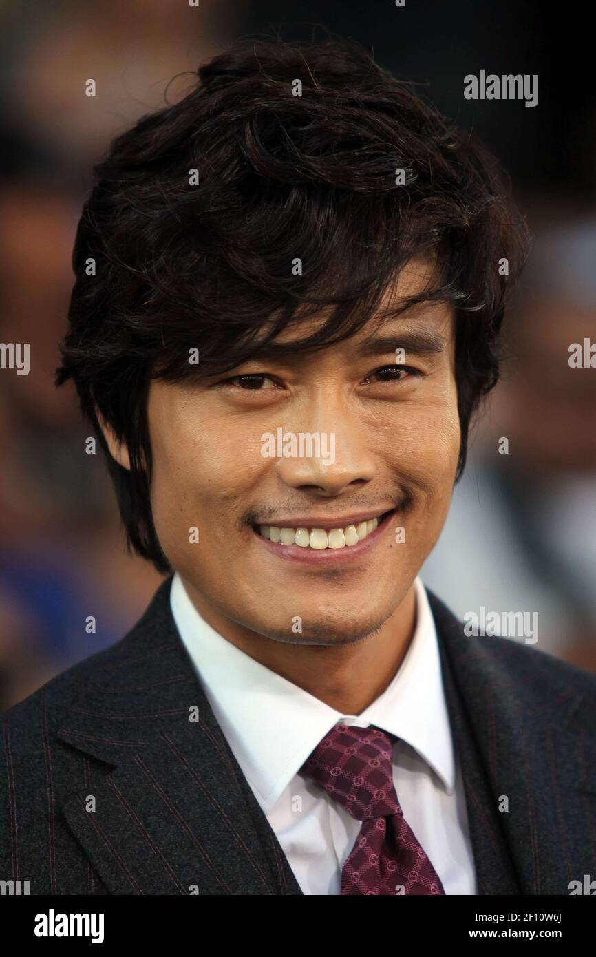06 August 2009- Hollywood, California- Actor Byung-hun Lee arrives at a ...