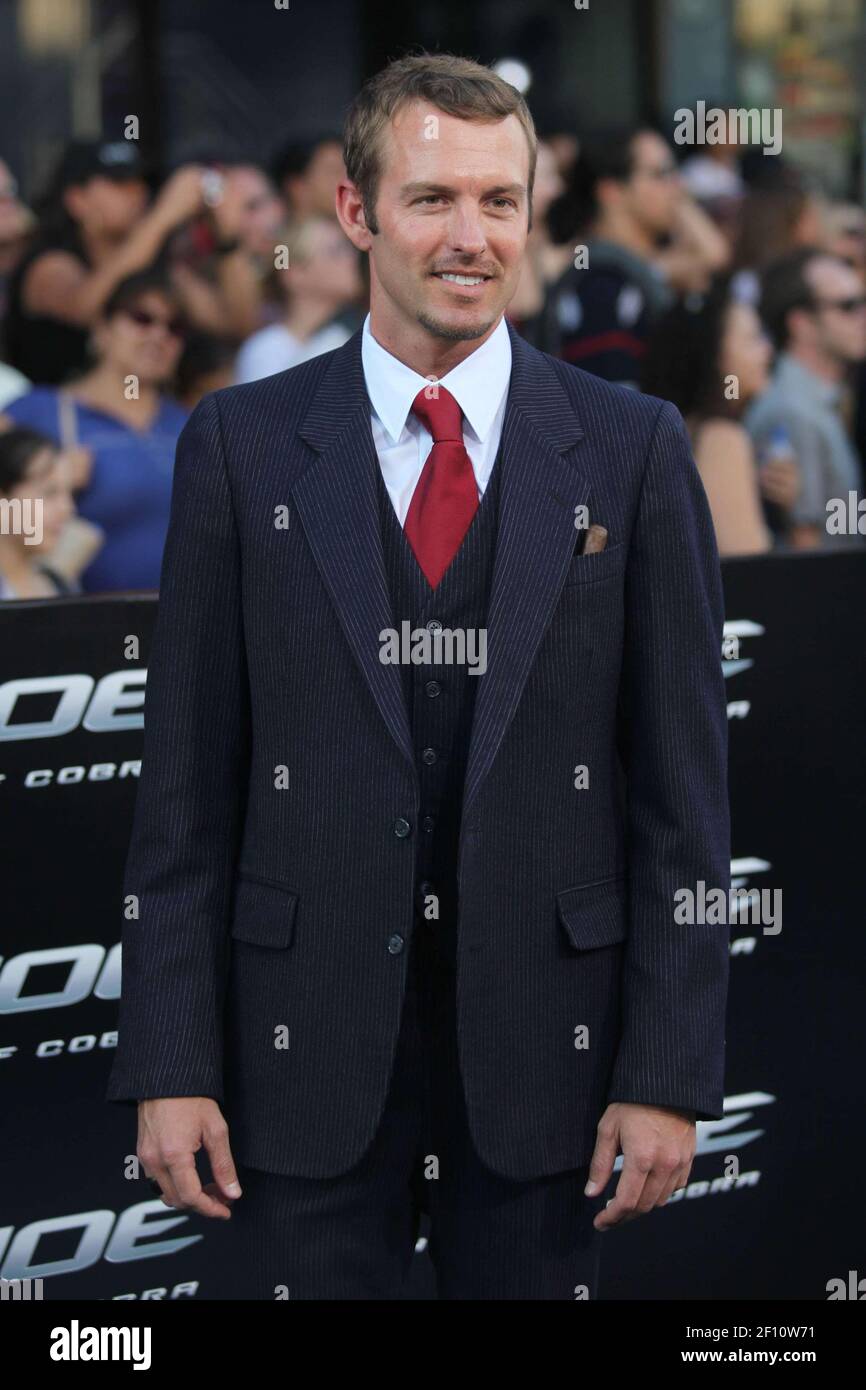 06 August 2009- Hollywood, California- Actor Gunner Wright arrives at a special screening for "G ...