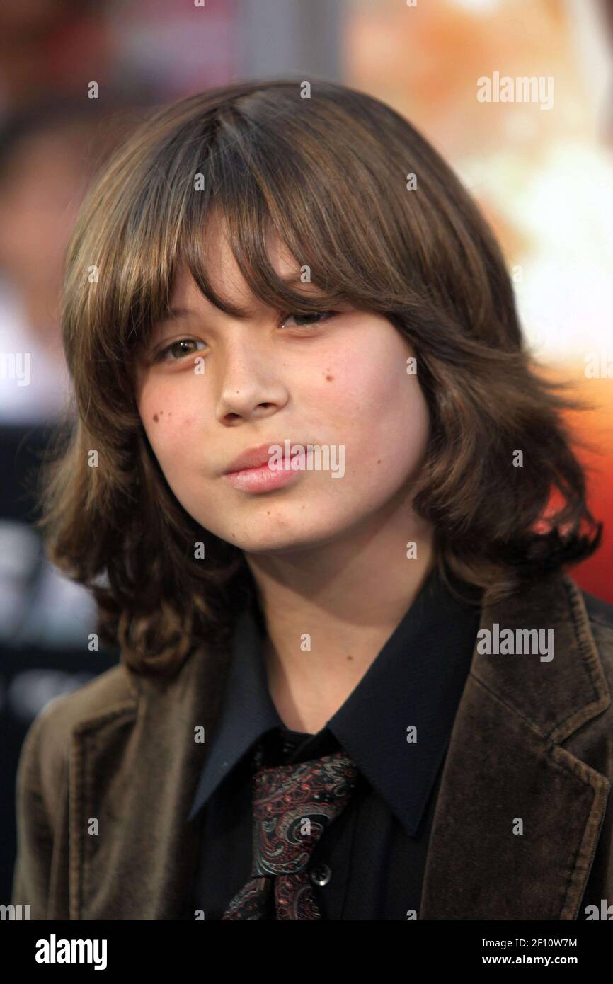 06 August 2009- Hollywood, California- Actor Leo Howard arrives at a ...