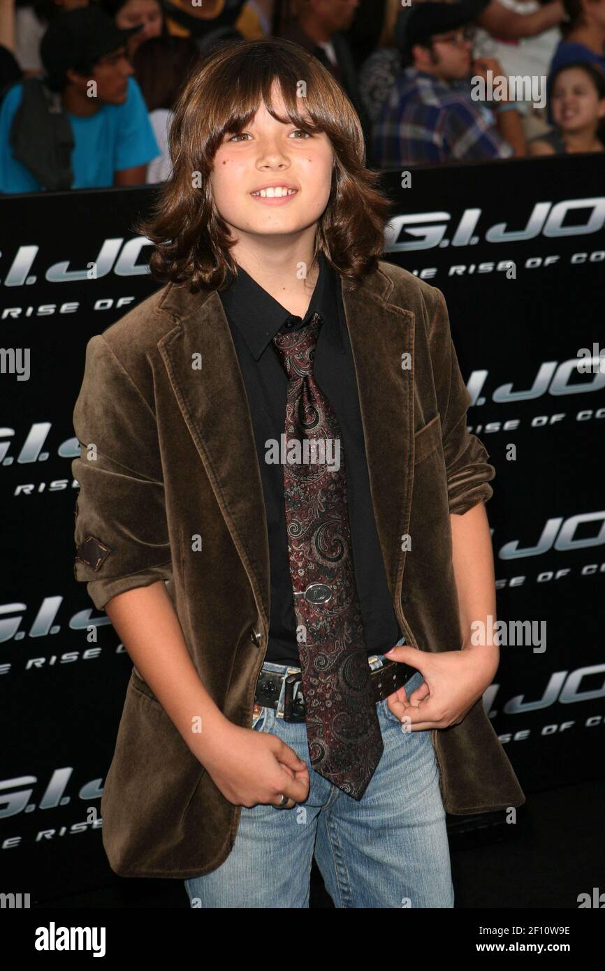06 August 2009- Hollywood, California- Actor Leo Howard arrives at a ...