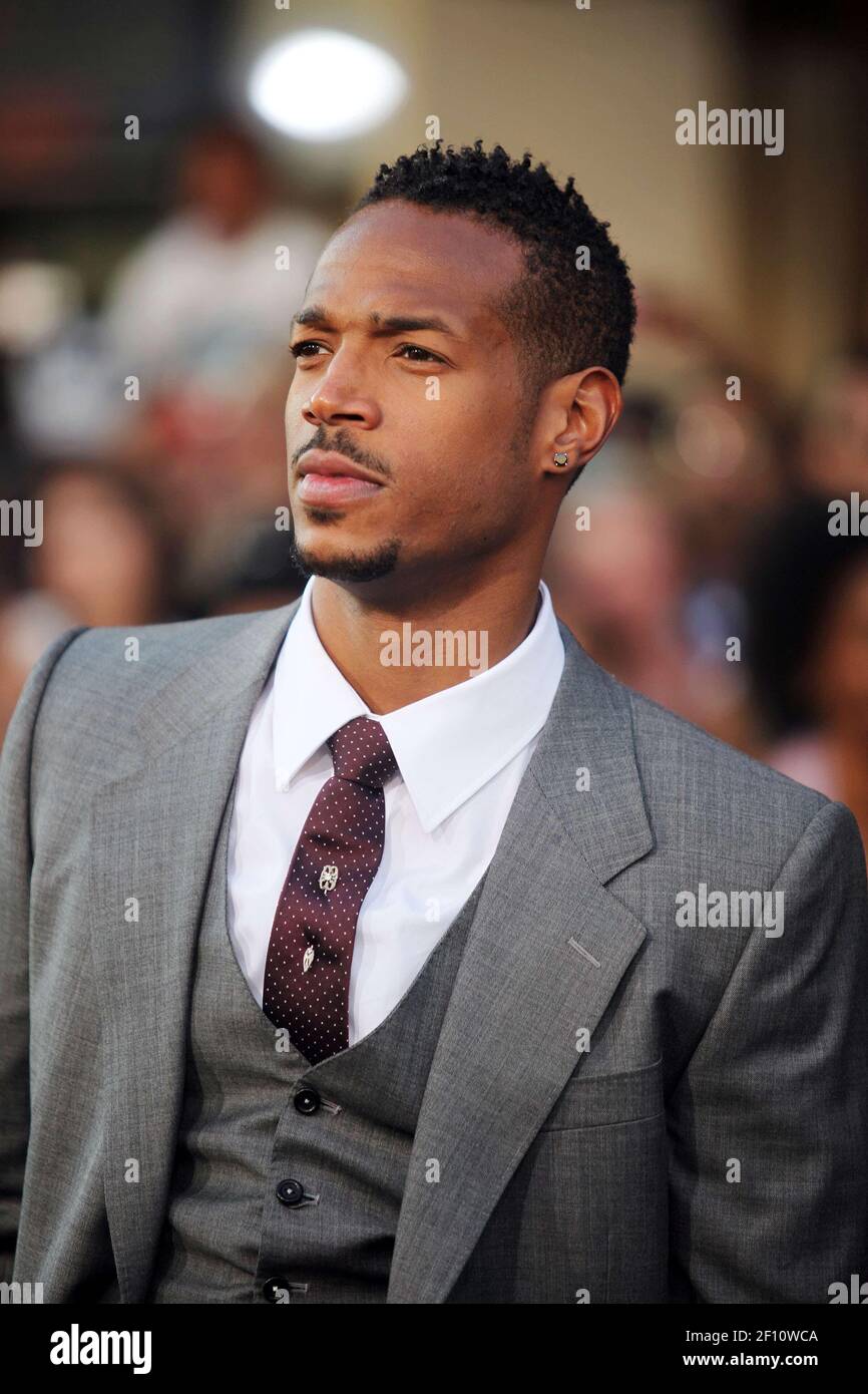 06 August 2009- Hollywood, California- Actor Marlon Wayans arrives at a ...