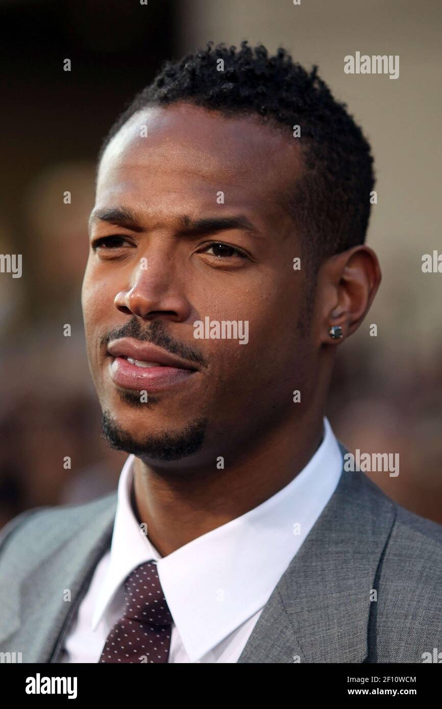 06 August 2009- Hollywood, California- Actor Marlon Wayans arrives at a ...