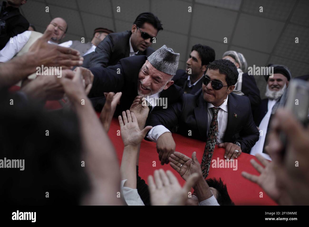 07 August 2009-Kabul, Afghanistan-Hamid Karzai's meeting in the Kabul's ...