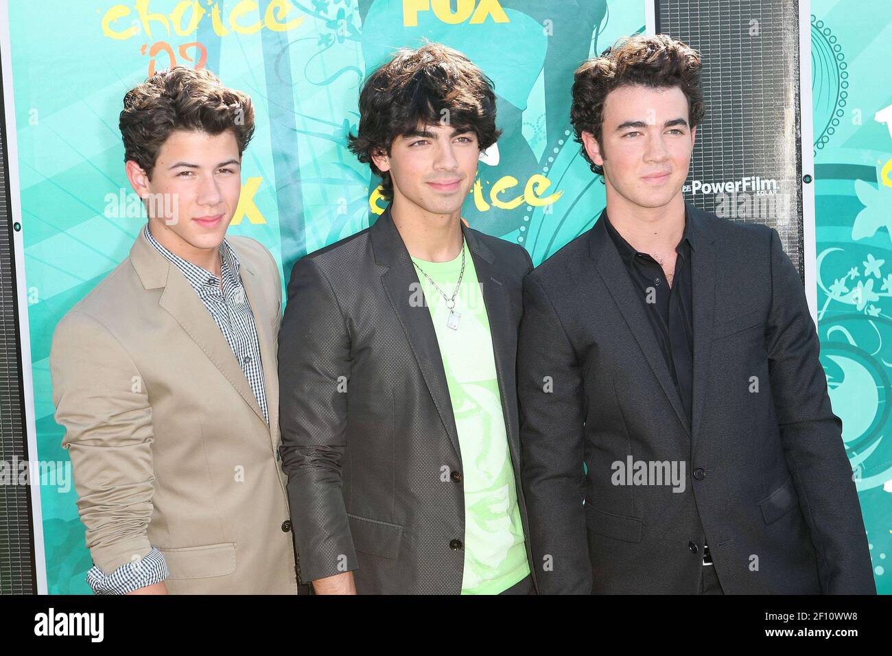 09 August 2009- Universal City, California- From left, Nick Jonas, Joe ...