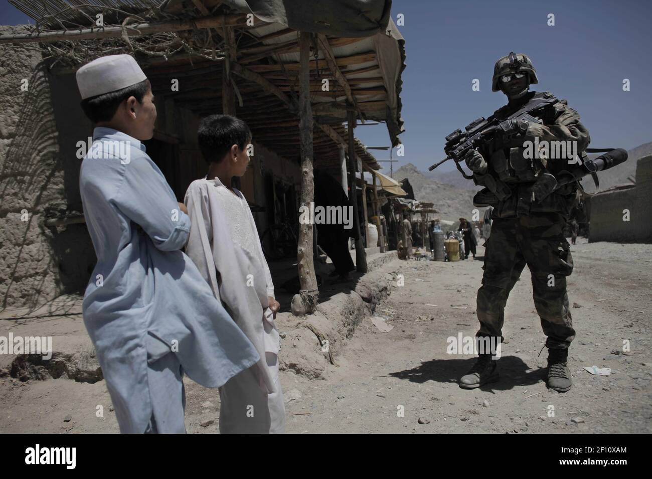 10 August 2009 - Tagab, Afghanistan - Patrol of the french Army, 3rd ...
