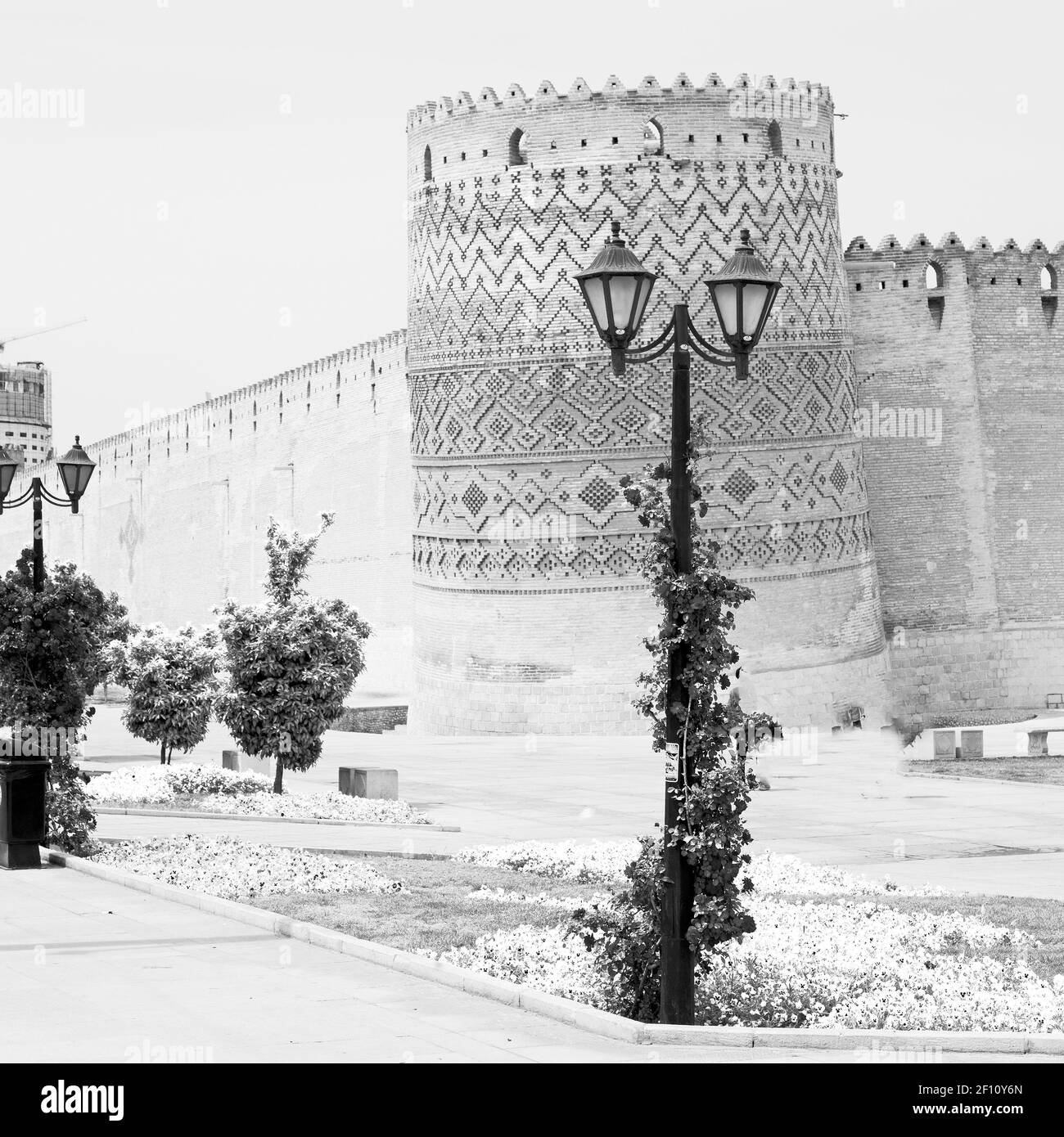 In iran the old castle Stock Photo - Alamy