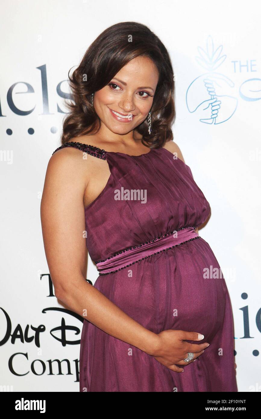21 August 2009- Beverly Hills, California- Pregnant actress Judy Reyes ...