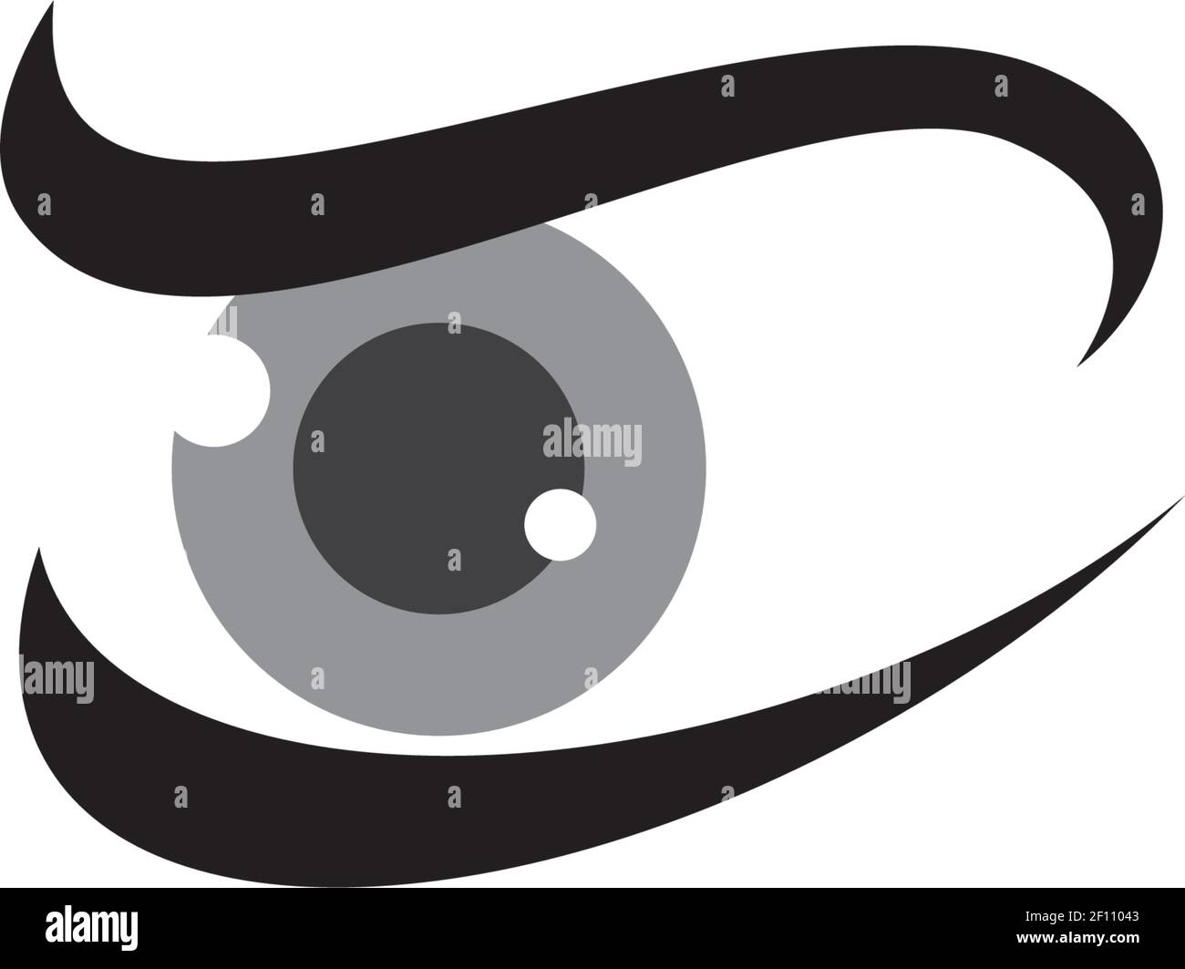 Eye logo template vector icon illustration design Stock Vector Image ...