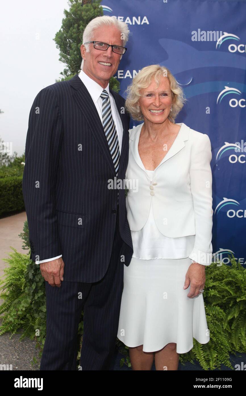 22 August 2009- Laguna Beach, California- Actors Glenn Close and Ted ...