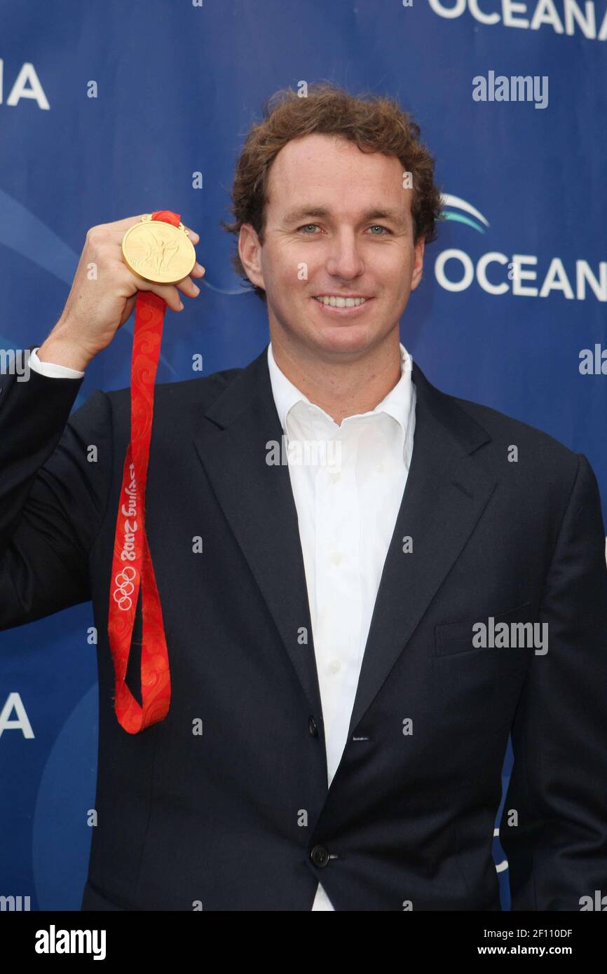 22 August 2009- Laguna Beach, California- Olympic Gold Medalist swimmer ...