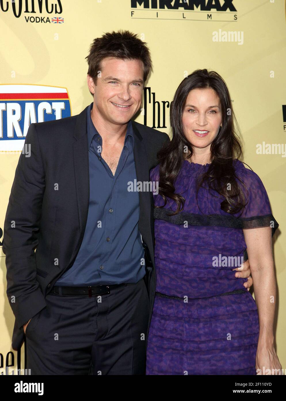 24 August 2009- Hollywood, California- Actor Jason Bateman and wife ...