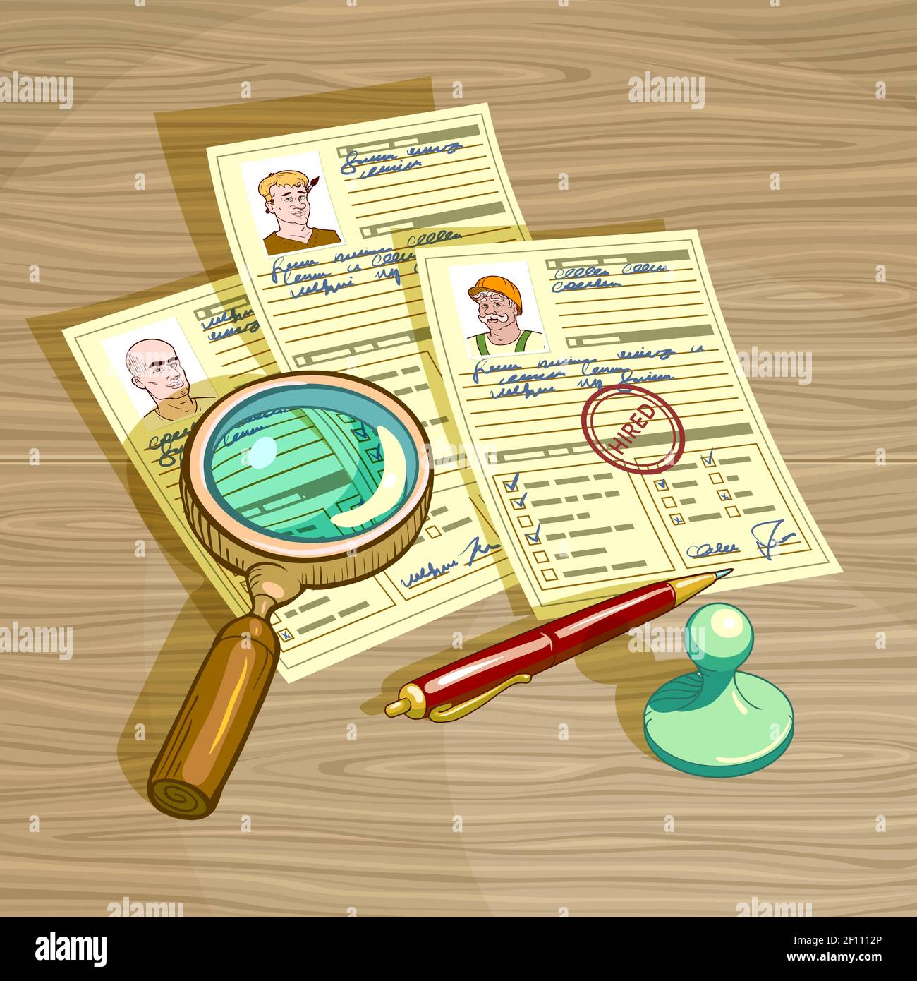 Human resources stamp Stock Vector Images - Alamy