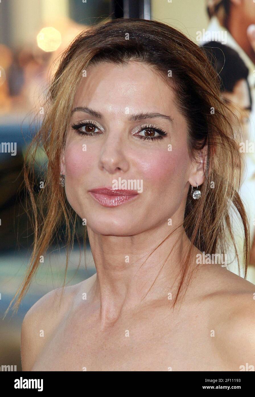 26 August 2009- Hollywood, California- Actress Sandra Bullock arrives ...