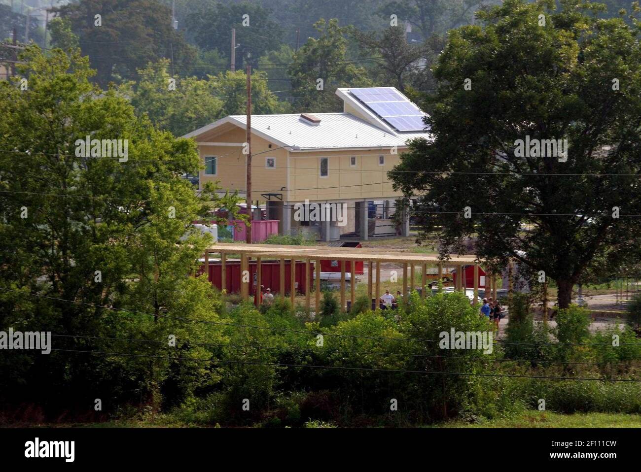 August 29 2009. Lower 9th Ward, New Orleans, Louisiana. 4th Anniversary ...