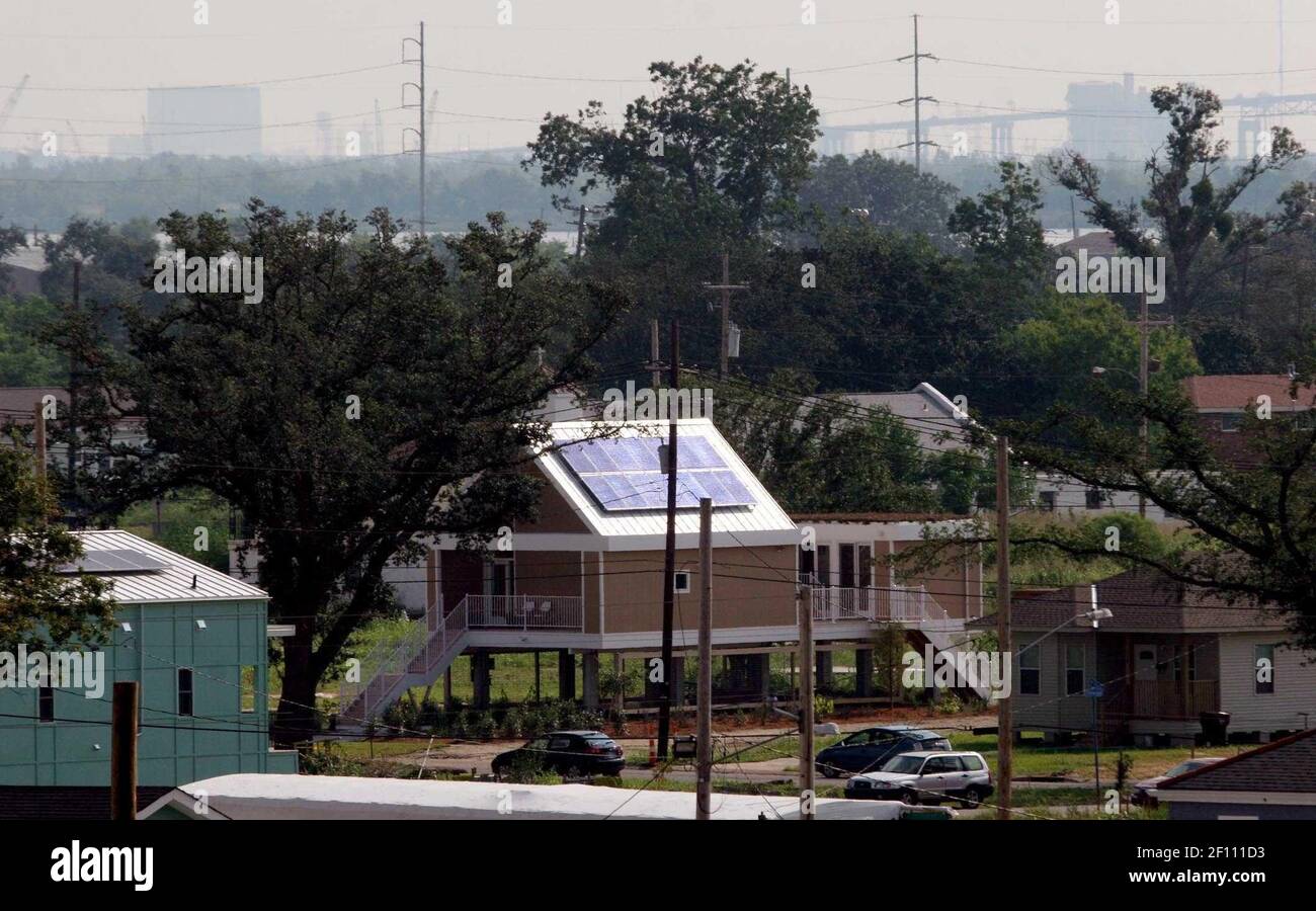 August 29 2009. Lower 9th Ward, New Orleans, Louisiana. 4th Anniversary ...