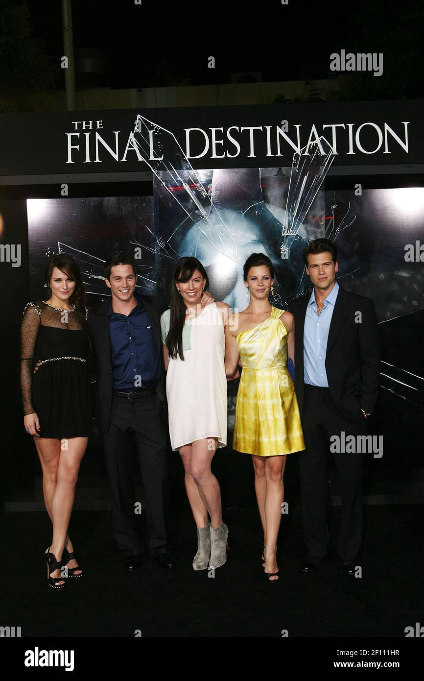 27 August 2009- Hollywood, California- (L-R) Actors Shantel VanSanten ...