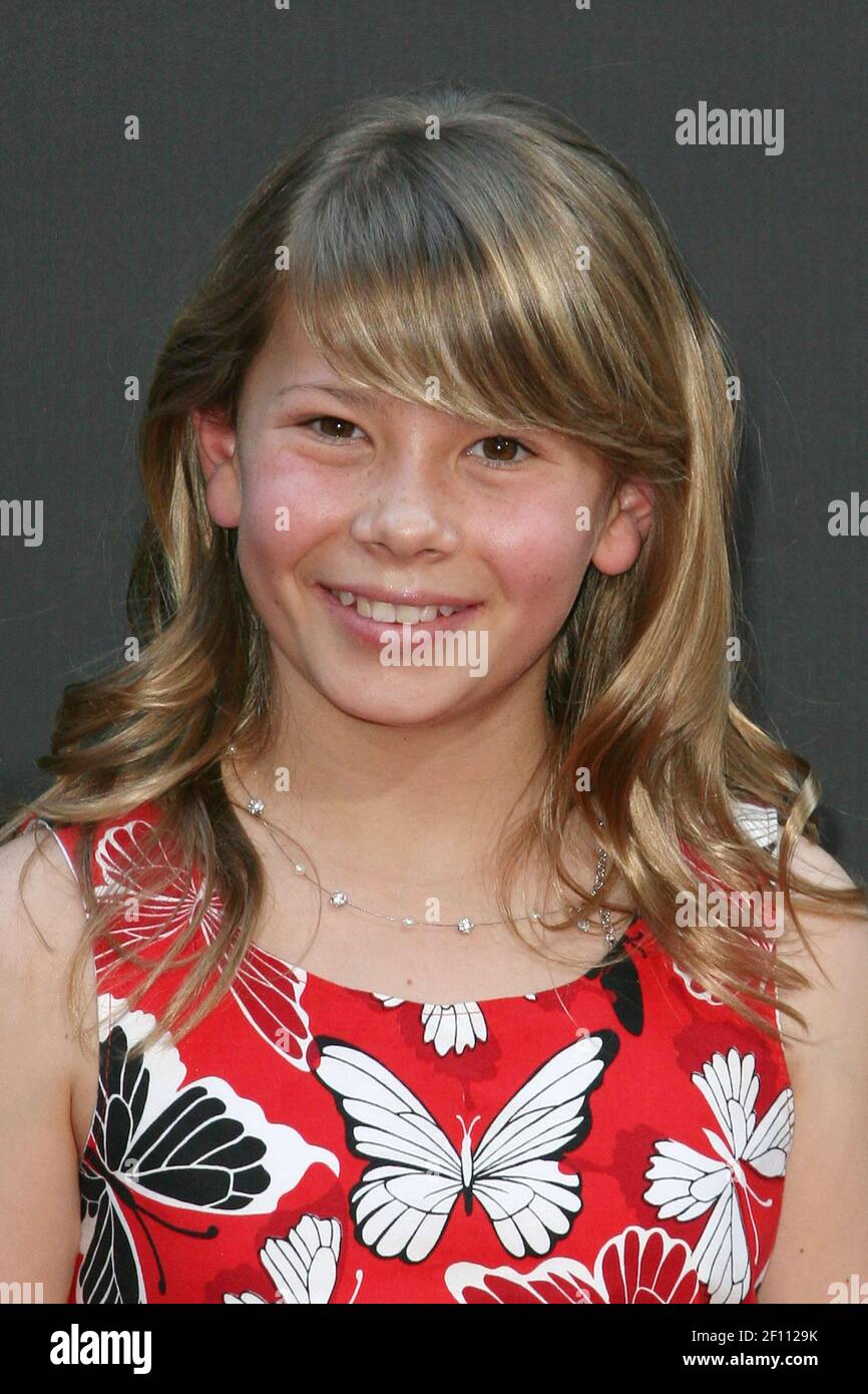 30 August 2009- Los Angeles, California- Bindi Irwin arrives at the ...