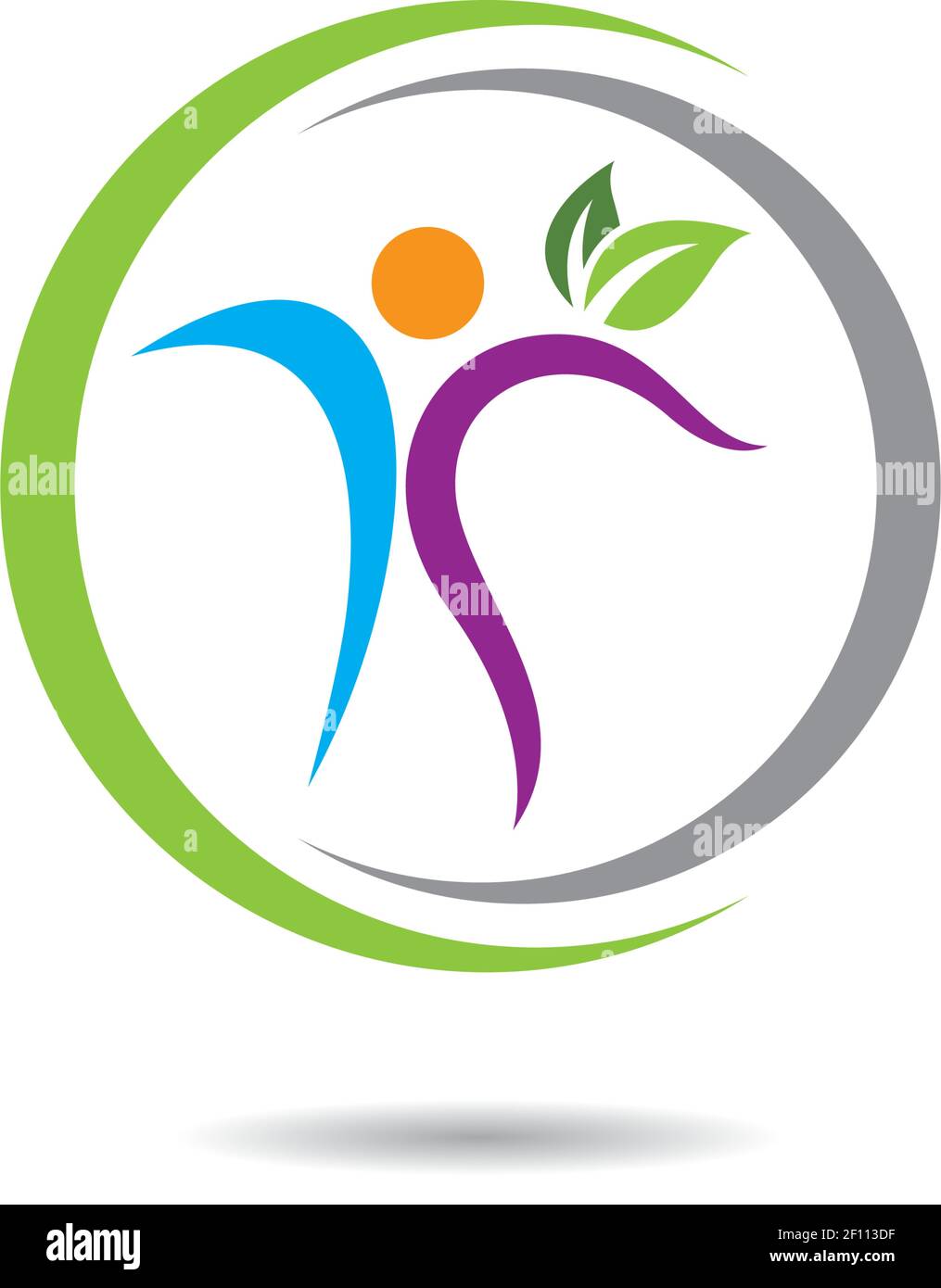 Healthy Life Logo template vector icon illustration design Stock Vector ...