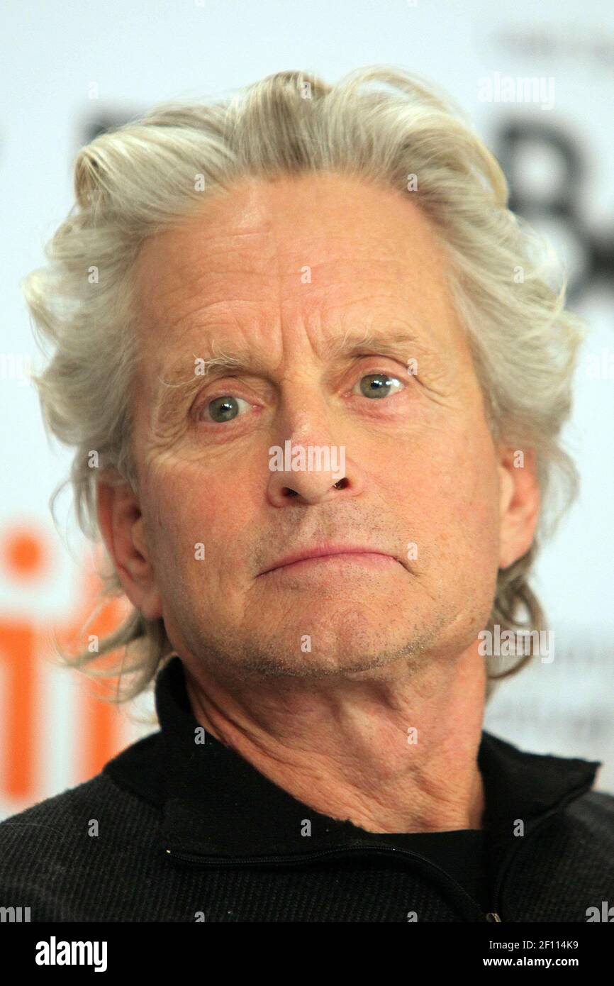 12 September 2009- Toronto, Canada- Actor Michael Douglas speaks during ...