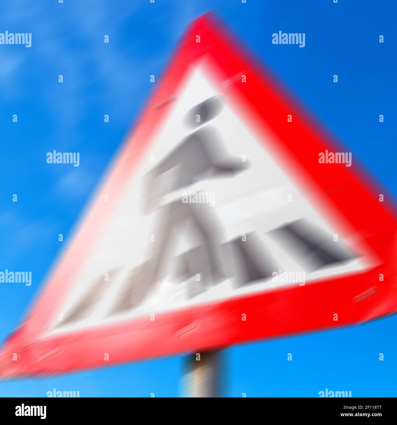 In south africa street signal of zebra crossing Stock Photo - Alamy