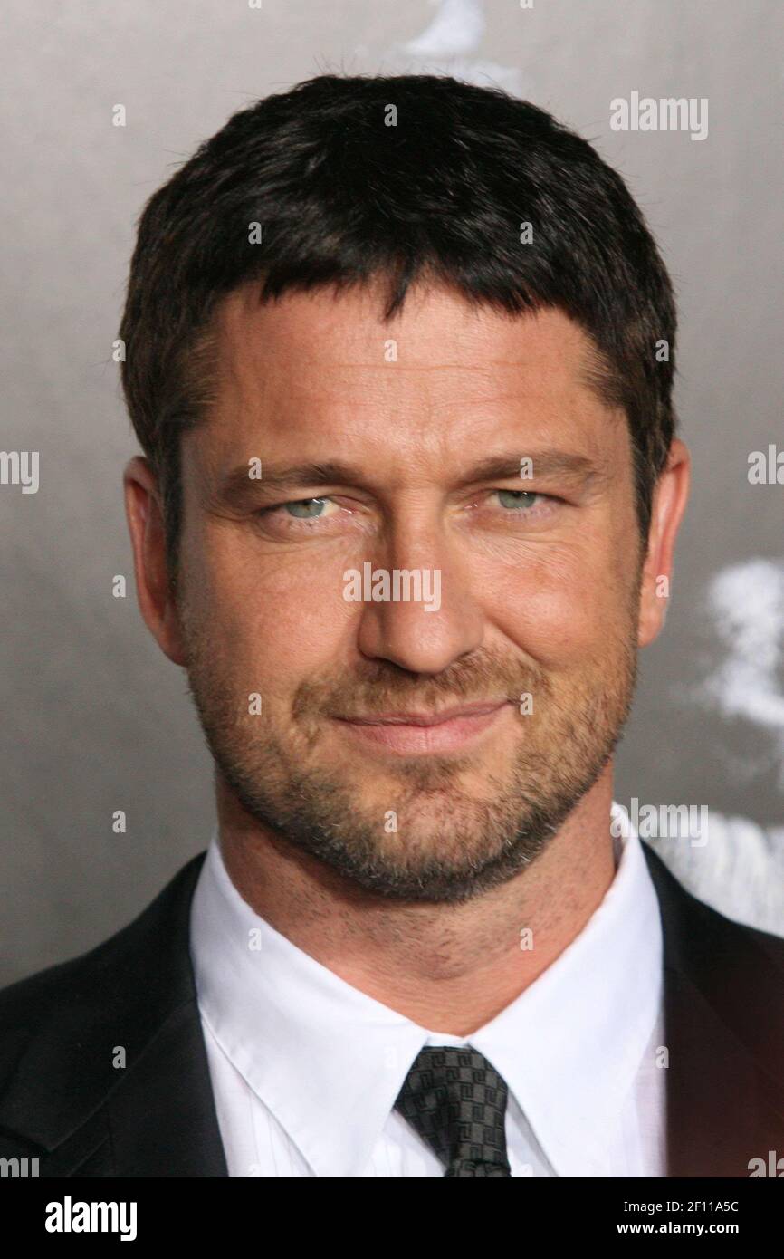 06 October 2009- Los Angeles, California-Actor Gerard Butler arrives at ...