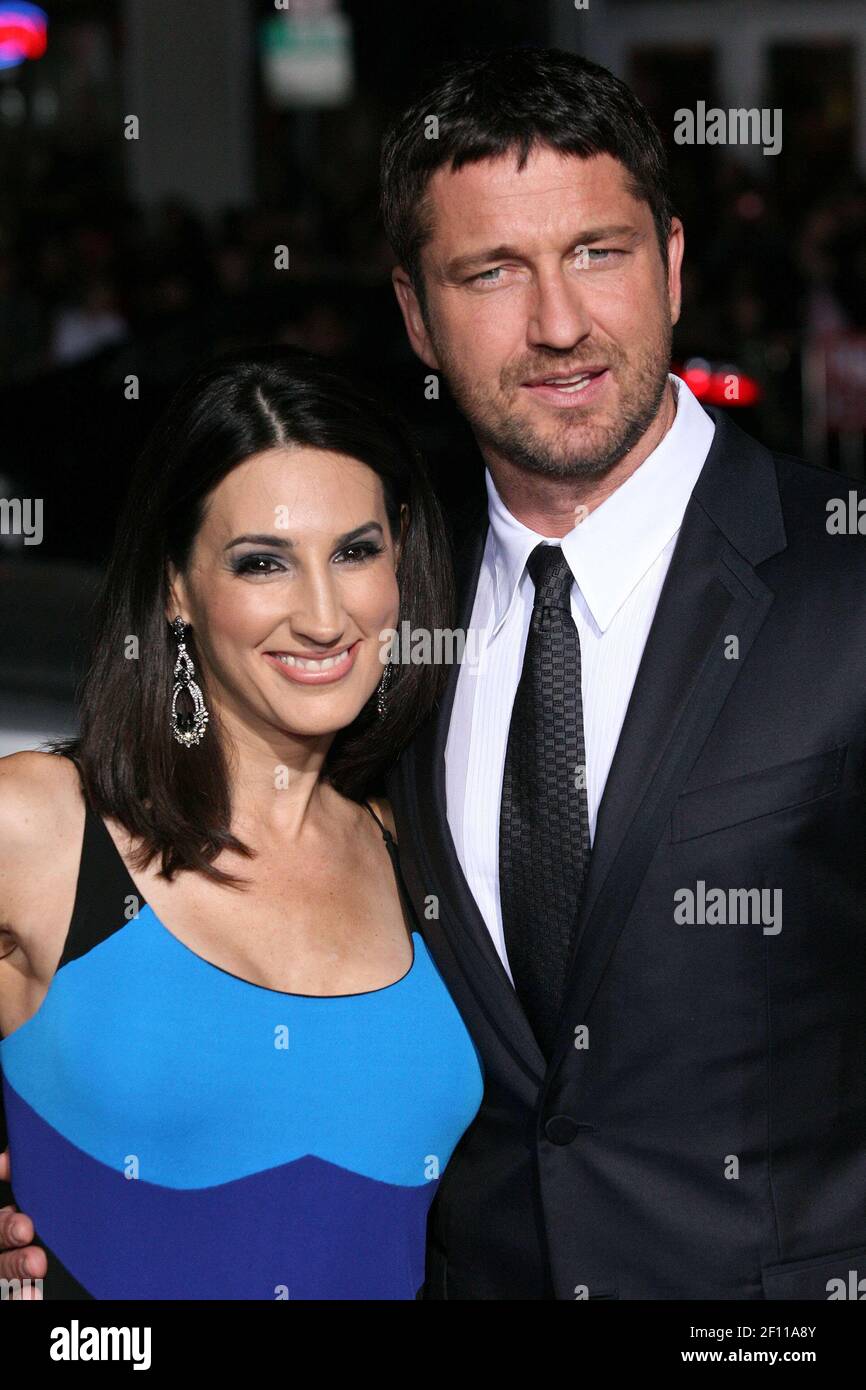 06 October 2009- Los Angeles, California-Actors Gerard Butler and Brook ...