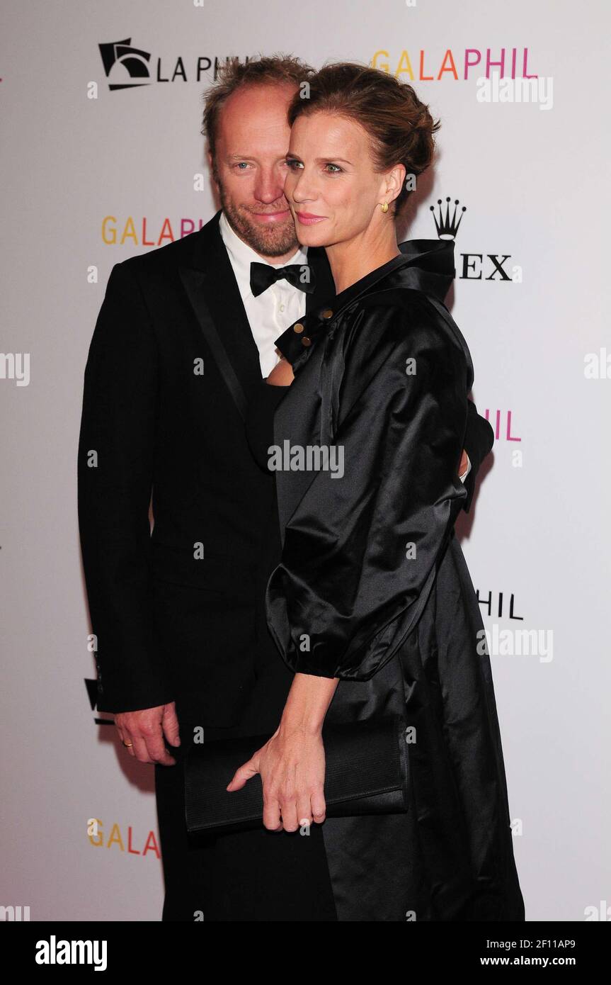 Rachel Griffiths and husband Andrew Taylor. 8 October 2009, Los Angeles ...