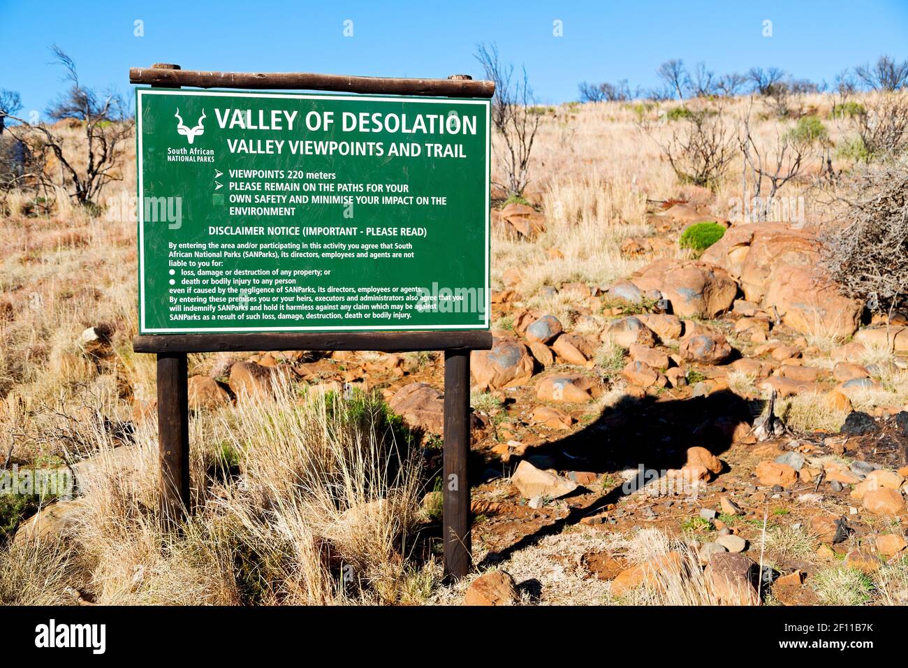 In south africa valley of desolation Stock Photo - Alamy
