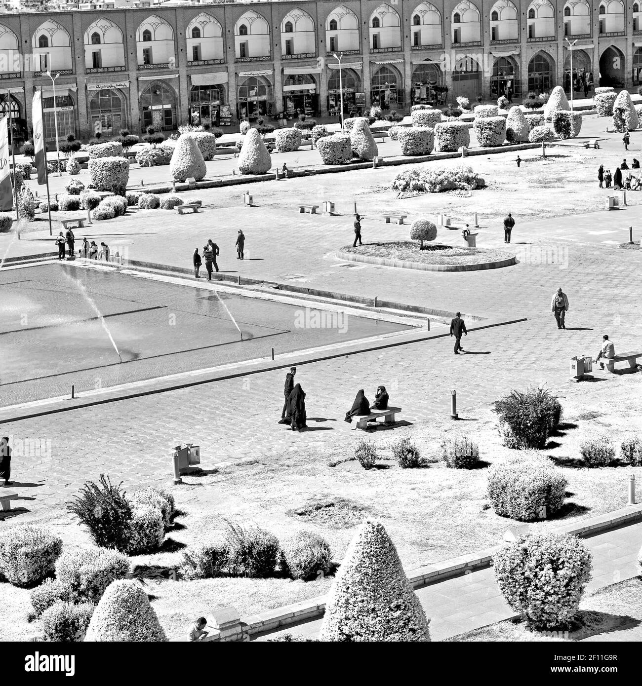 In iran the old square Stock Photo - Alamy