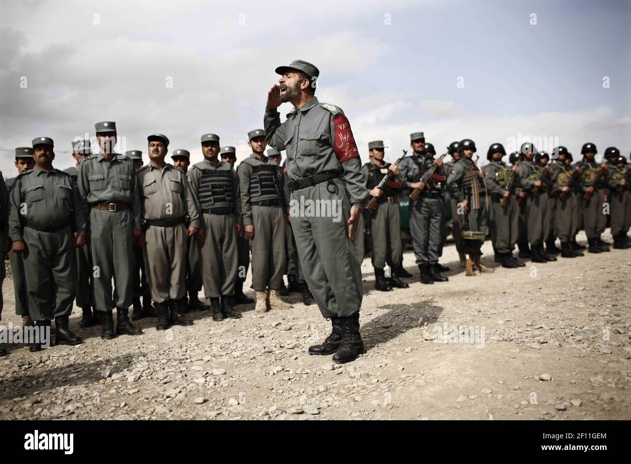 8 November 2009 - Kabul, Afghanistan - An afghan Police Station in ...